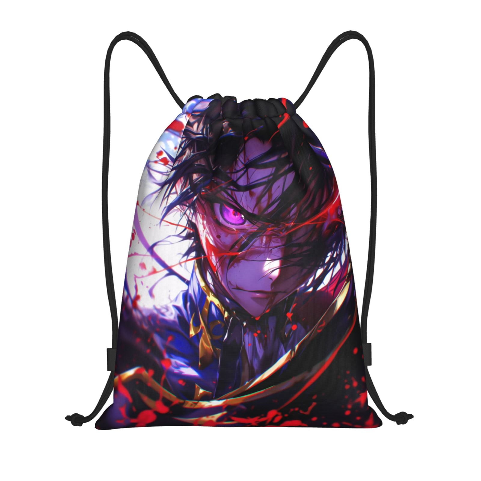 Code Geass Lelouch Drawstring Backpack Sports Gym Sackpack With Water ...