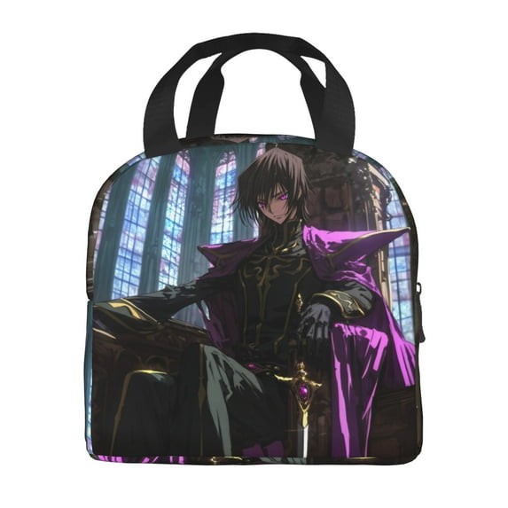 Code Geass Lelouch Lunch Bag Tote Bag Portable Insulated Lunch Box For ...