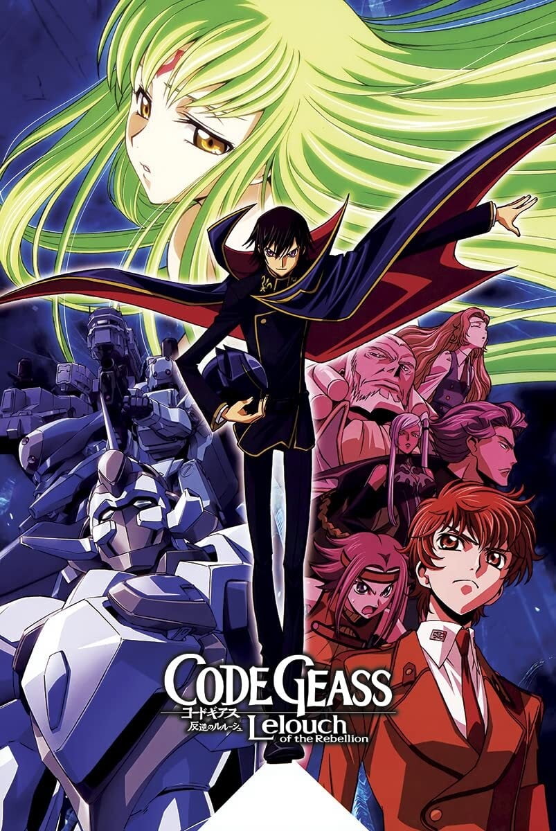 Code Geass Lelouch Of The Rebellion - Anime TV Series Poster - Japanese ...