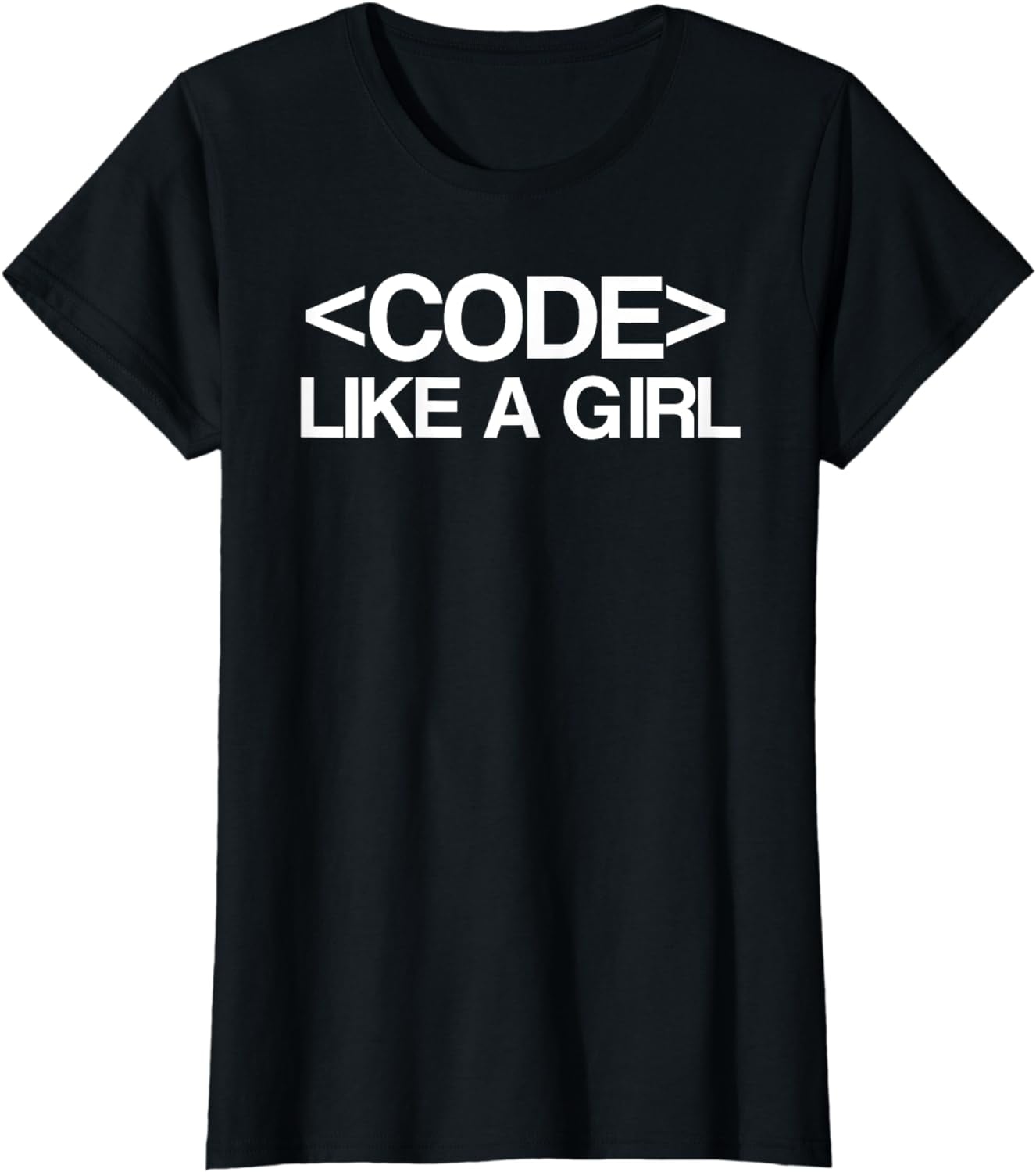 Code Like A Girl Coder Geek Programming T Shirt 0285