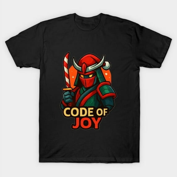 Code Of Joy Funny Computer Programmer Christmas Graphic H40406 Unisex T ...