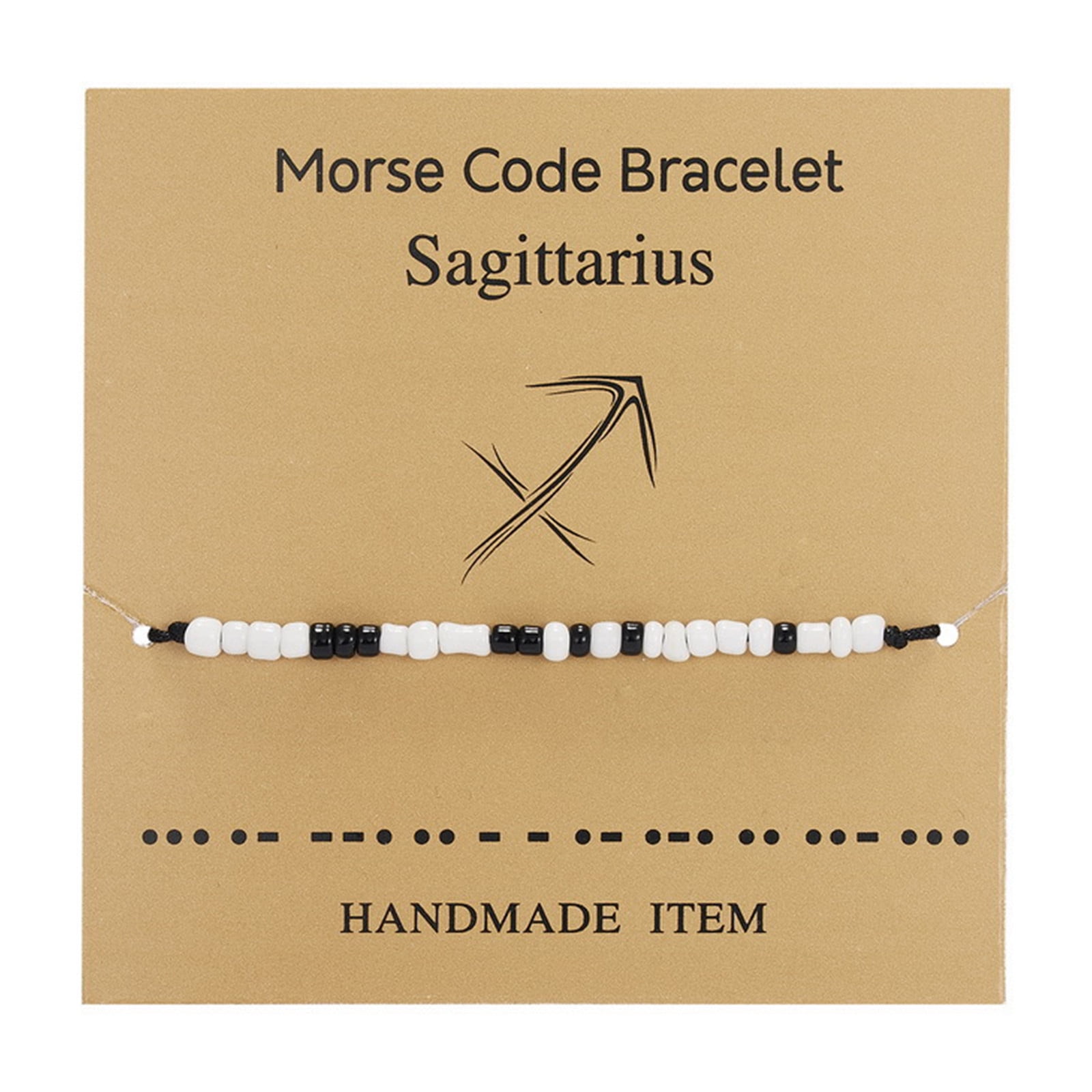 Code Password Twelve Constellation Bracelet Alphanumeric Couple ...
