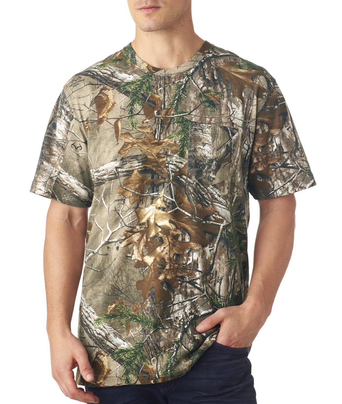 Code V Men's Realtree Camouflage Pocket T-Shirt - Walmart.com