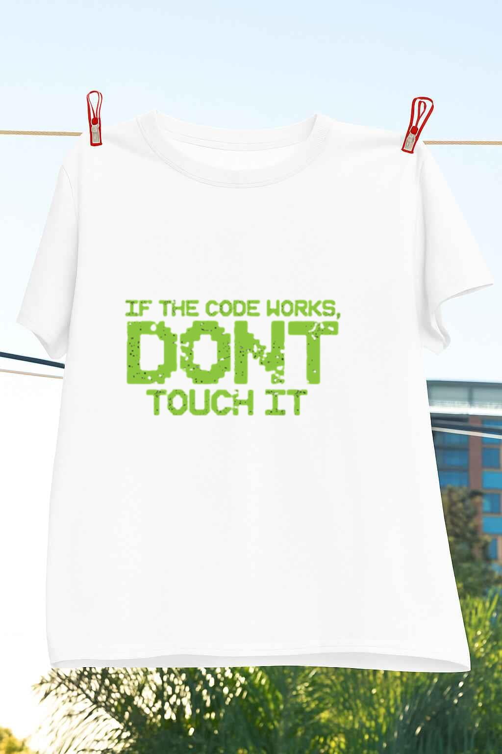 Code Works Retro Graphic Unisex T-Shirt Funny Programmer Inspired ...