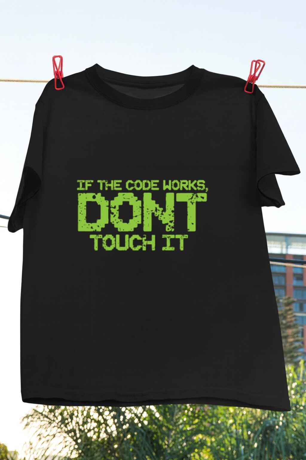 Code Works Retro Graphic Unisex T-Shirt Funny Programmer Inspired ...