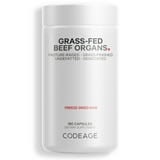 Codeage Beef Organs, Grass-Fed, Freeze-Dried, Healthy Formula, Non-GMO ...