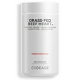 Codeage Grass-Fed Beef Heart Supplement, Pasture-Raised, 180 Capsules ...