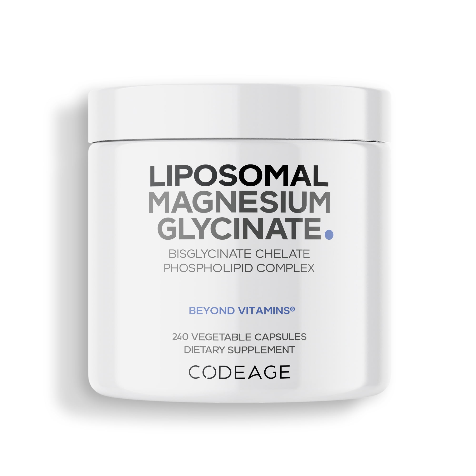 Codeage Liposomal Magnesium Bisglycinate Chelate Relaxation Mineral ...