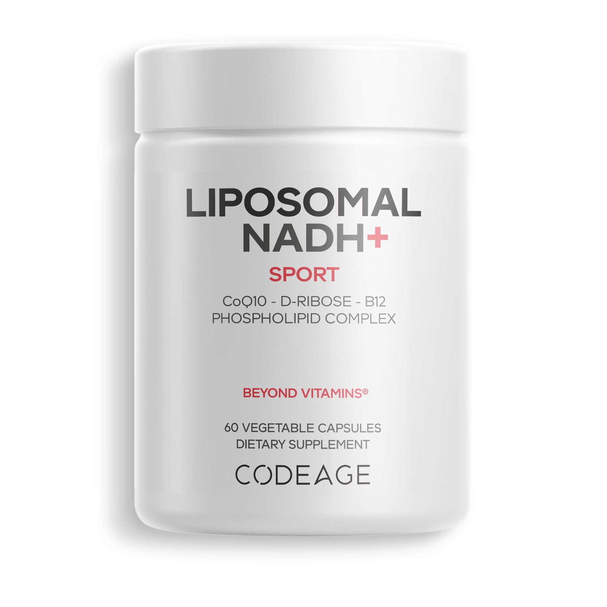 Codeage Liposomal NADH+, B-Nicotinamide Adenine Dinucleotide, CoQ10 ...