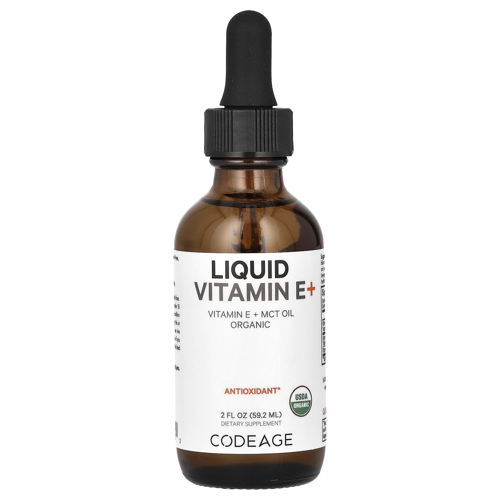Codeage Liquid Vitamin E+, Unflavored, 2 fl oz (59.2 ml) - Walmart.com