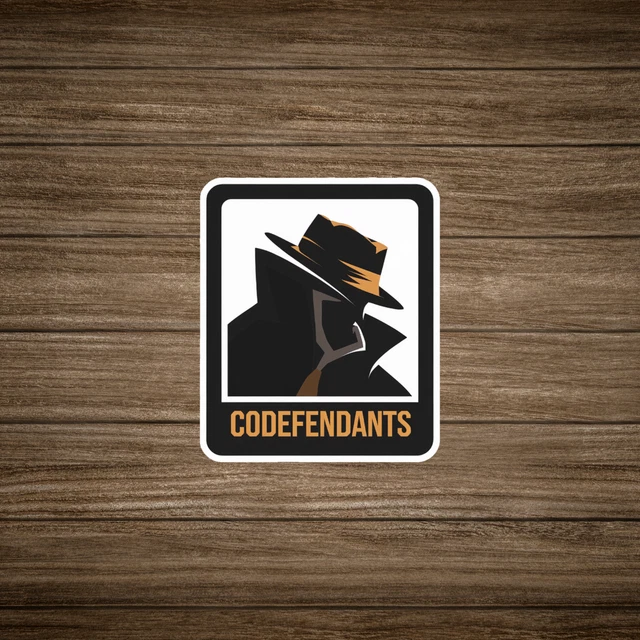 Codefendants Mysterious Man In Hat Stylized Silhouette Stickerphone ...