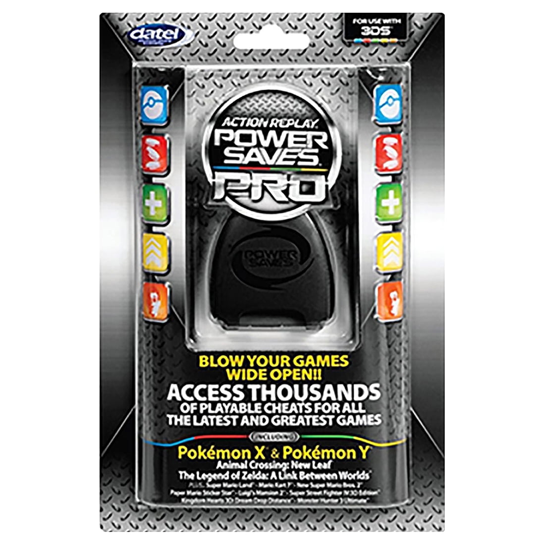Nintendo 3DS 2DS Action Replay Power Saves PRO, NTSC Cheat Codes for ...