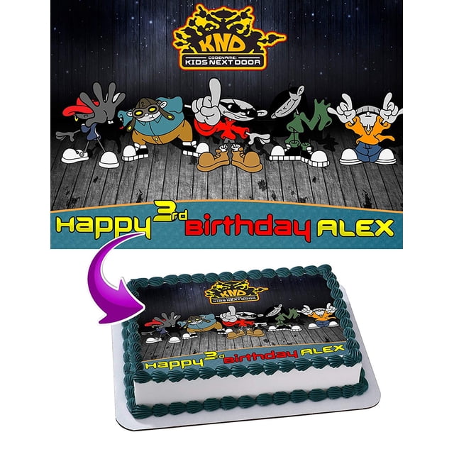 Codename Kids Next Door KND - Edible Cake Topper - 11.7 x 17.5 Inches 1 ...