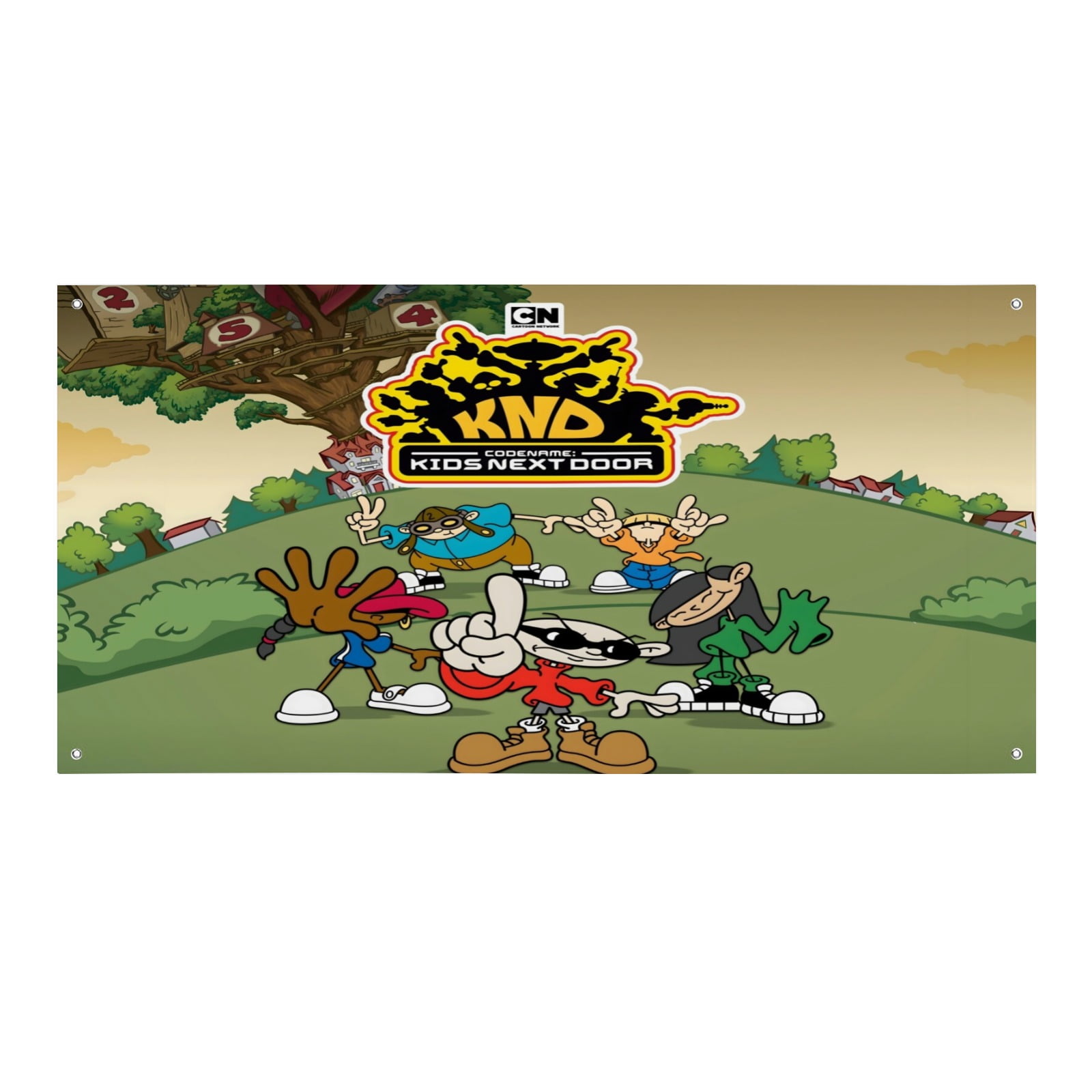 Codename Kids Next Door-Theme Backdrops Banner Birthday Party Decor ...