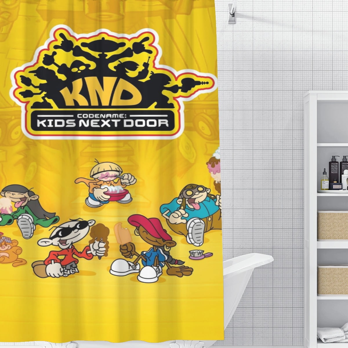 Codename Kids Next Door-theme Bathroom Shower Curtain Home Decor,Bath ...