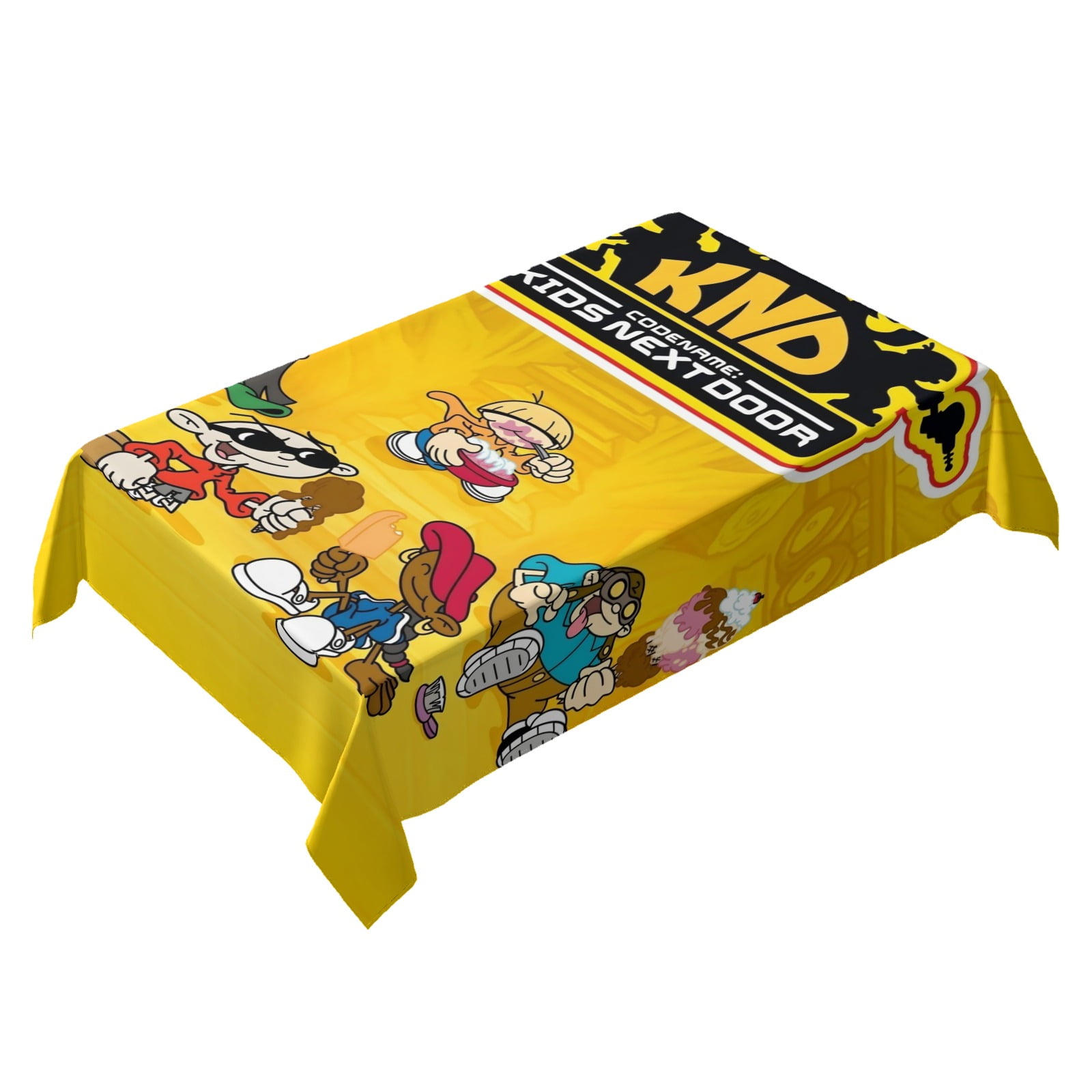 Codename Kids Next Door-theme square tablecloth has an iconic print ...