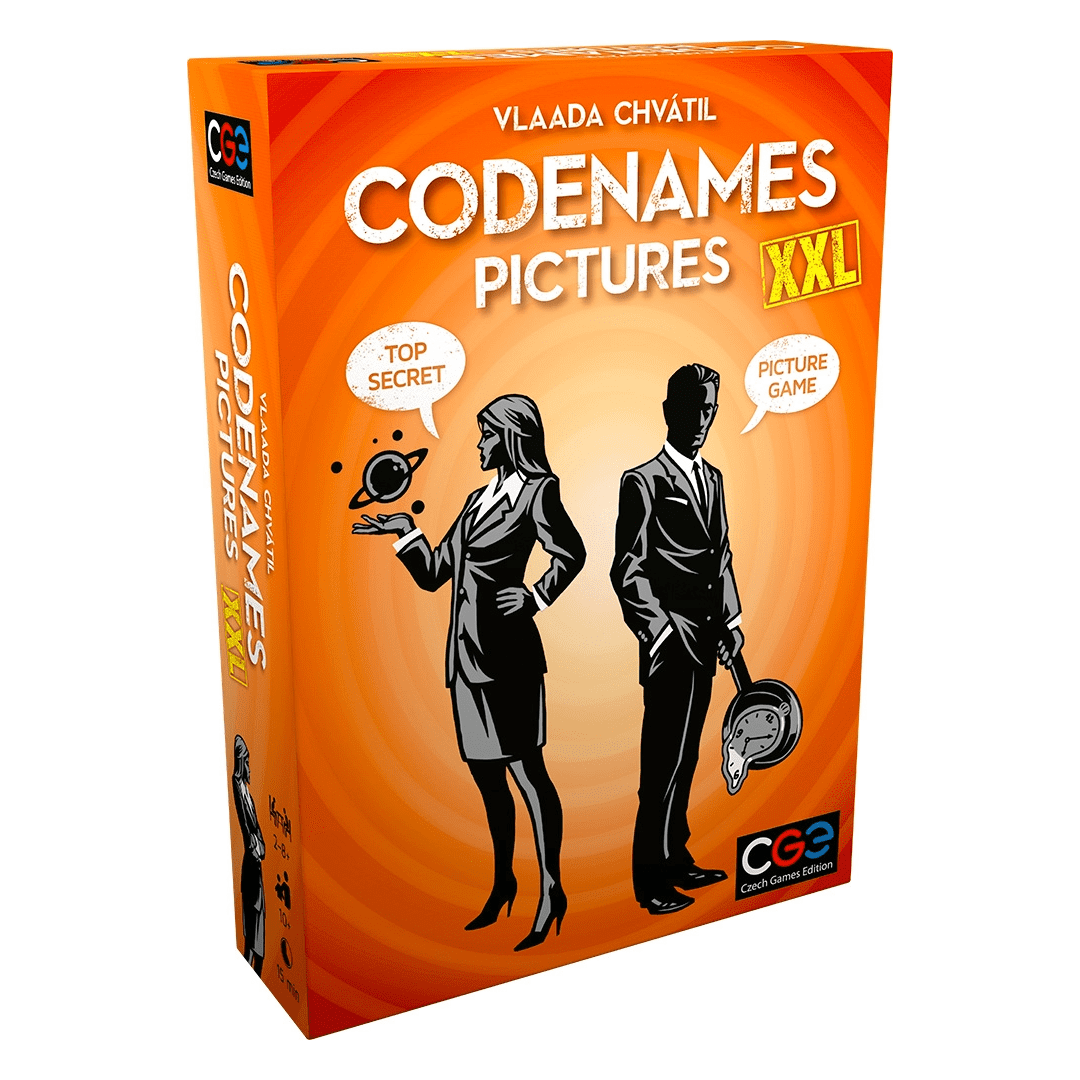 Codenames: Pictures XXL | CGE Board Game | XXL Family-Friendly Spy Word Association Game ...
