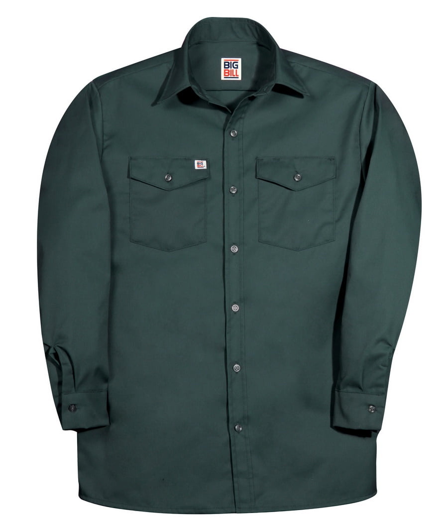 Codet port Mens Big Bill Premium Long-Sleeve Button Down Work Shirt ...