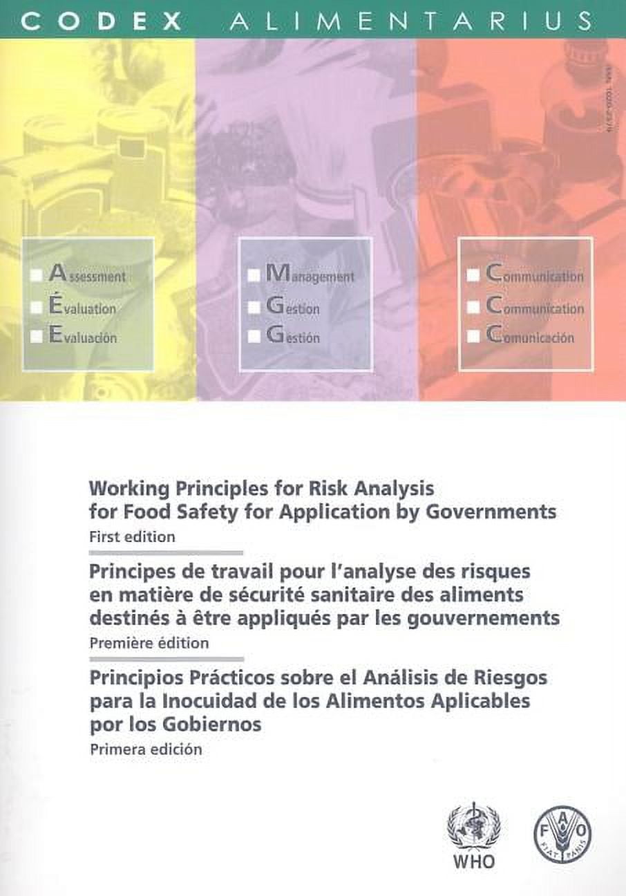 Codex Alimentarius: Working Principles for Risk Analysis for Food ...