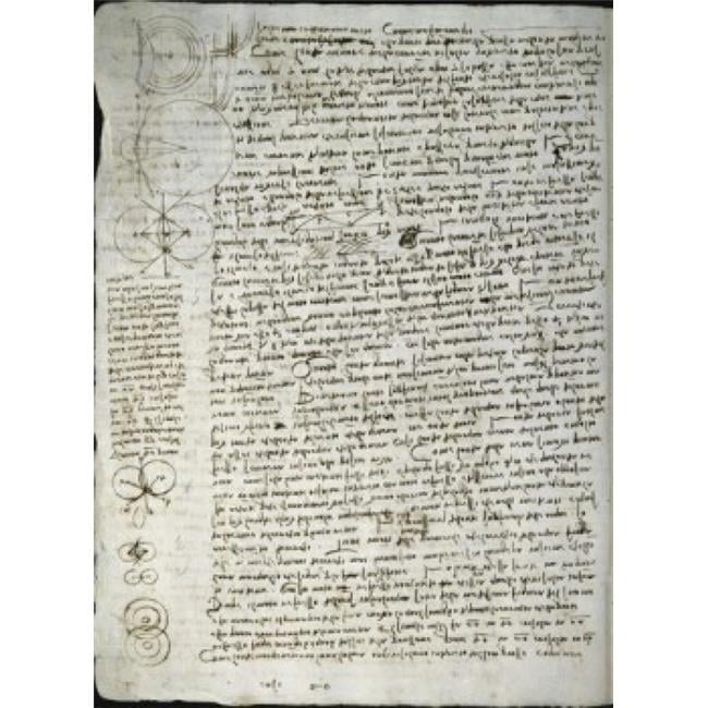Codex Leicester-Science of Waves Leonardo da Vinci 1452-1519 Italian ...