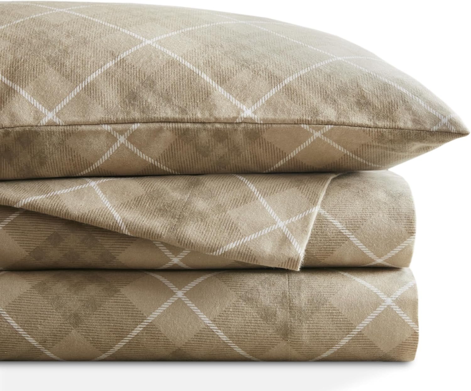Codi Flannel Sheets Full Size- 4 Pieces Ultra Soft Flannel Sheet Set ...