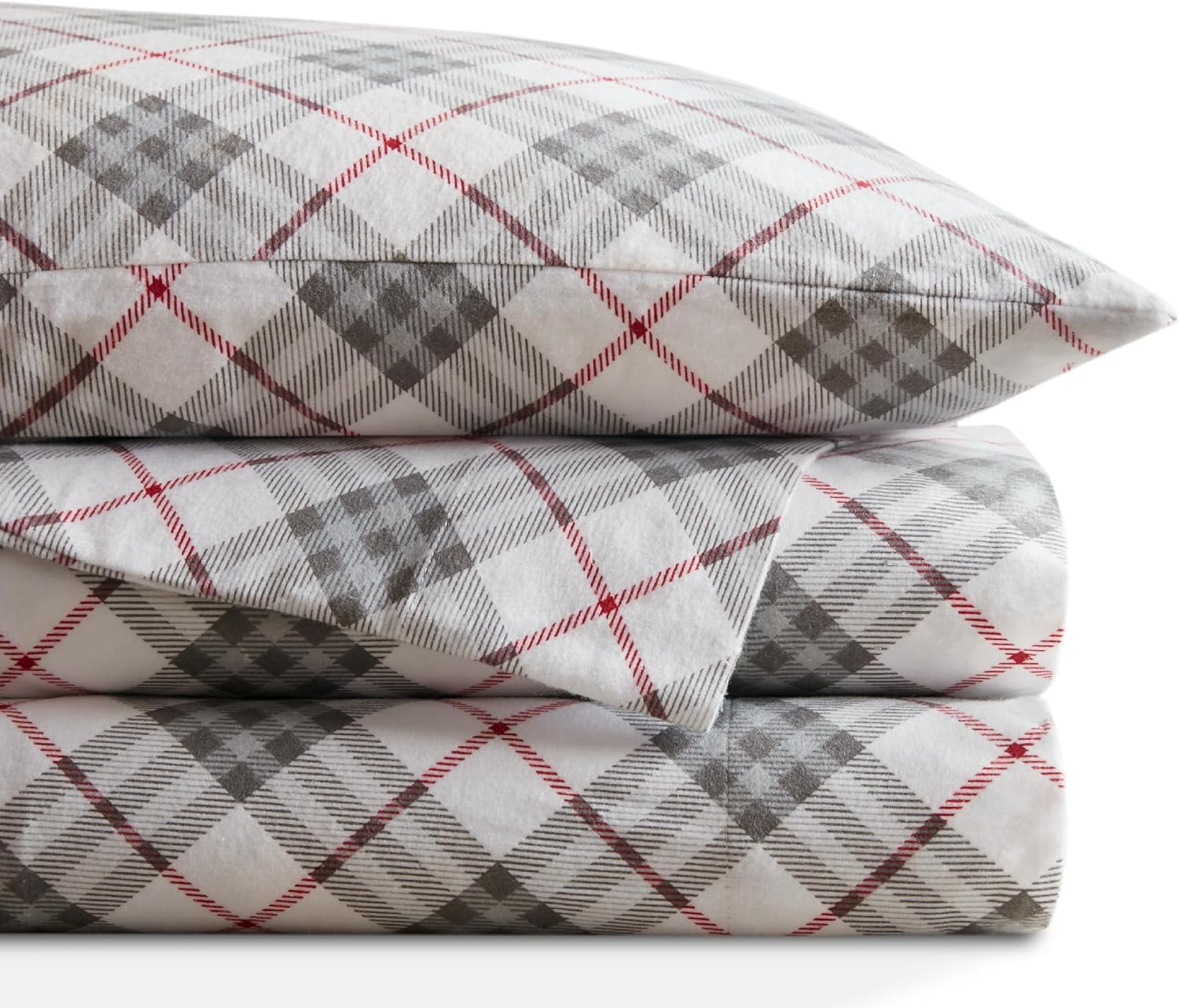 Codi Flannel Sheets Queen Size- 4 Pieces Ultra Soft Flannel Sheet Set ...