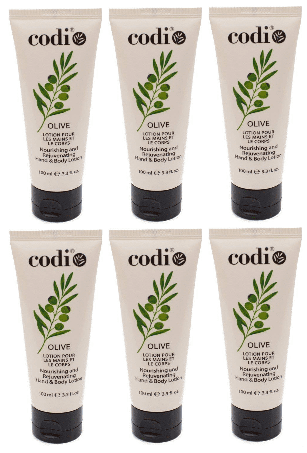 Codi Olive Hand and Body Lotion 100ml / 3.3 fl oz (Pack of 6) - Walmart.com