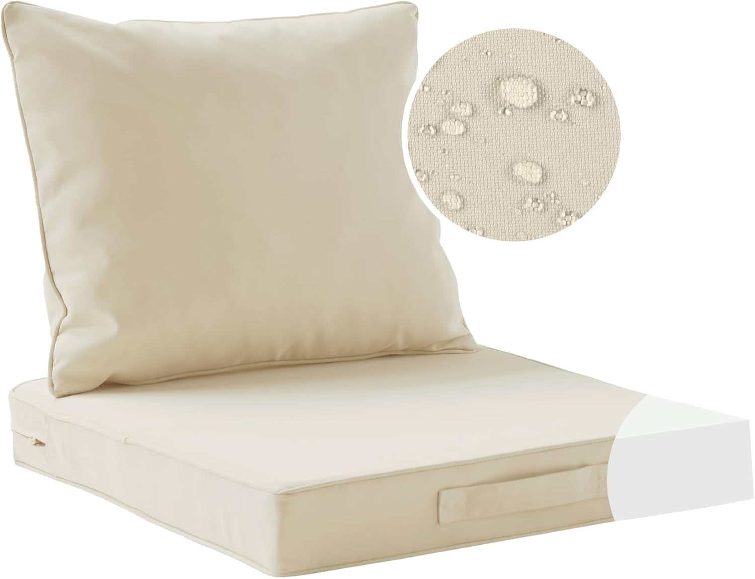 Codi Outdoor Cushions for Patio Furniture 22x22, Waterproof Replacement ...