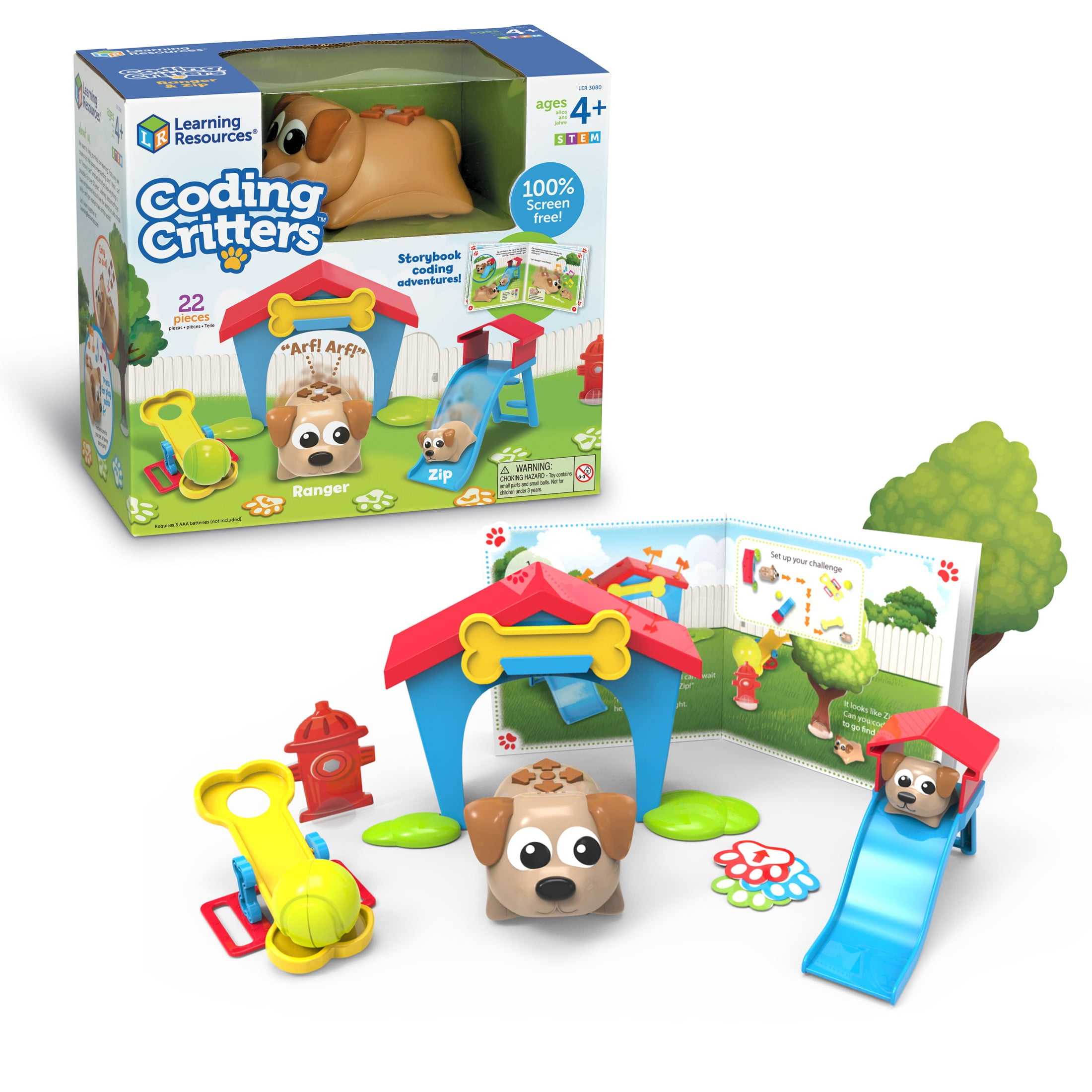 Learning Resources Coding Critters Ranger & Zip Robot Dog STEM Toy ...