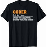 Coding Definition Coder Developer App Code Tee Gift Unisex T-Shirt ...