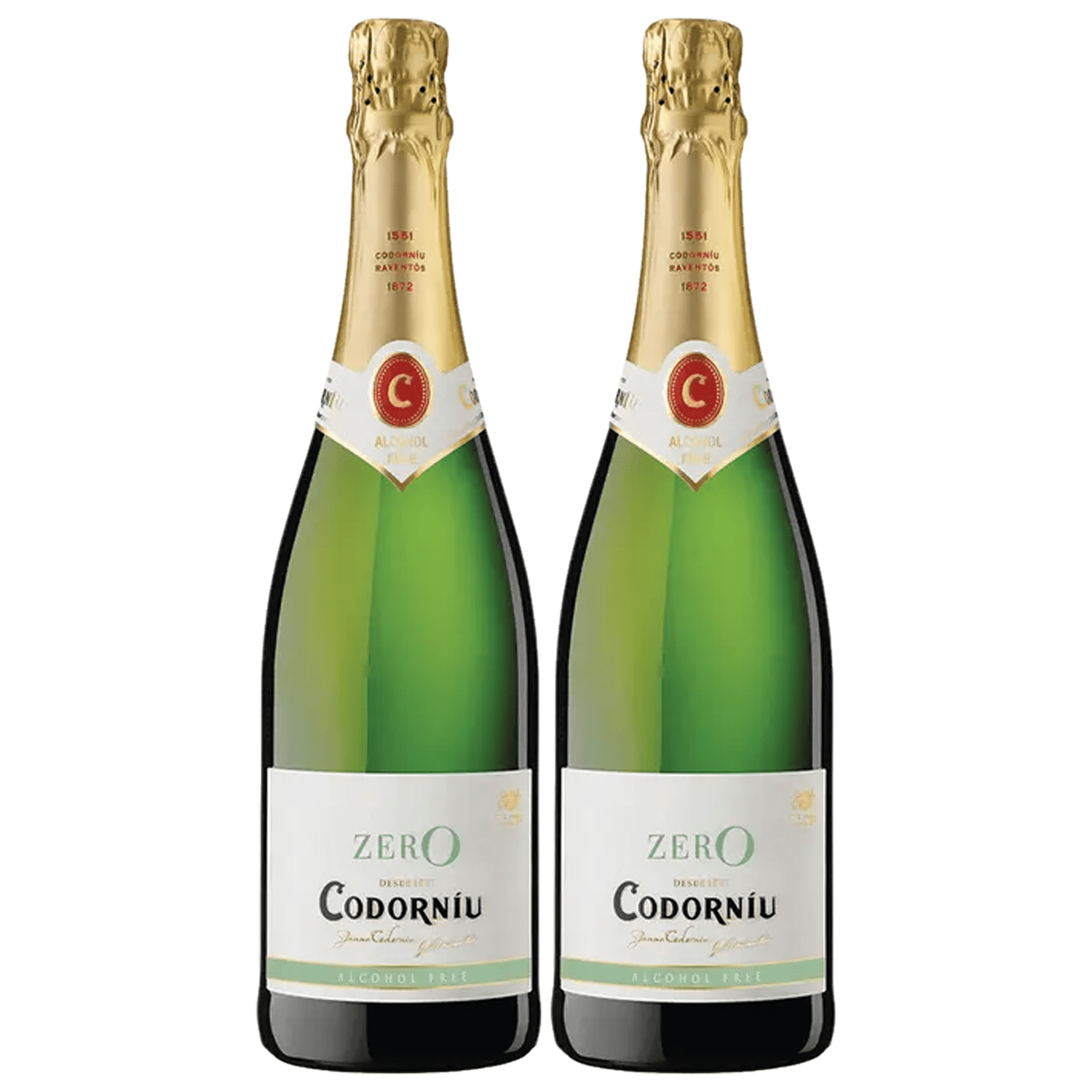 Codorníu Zero Brut Premium Non-Alcoholic Sparkling Wine Dealcoholized ...