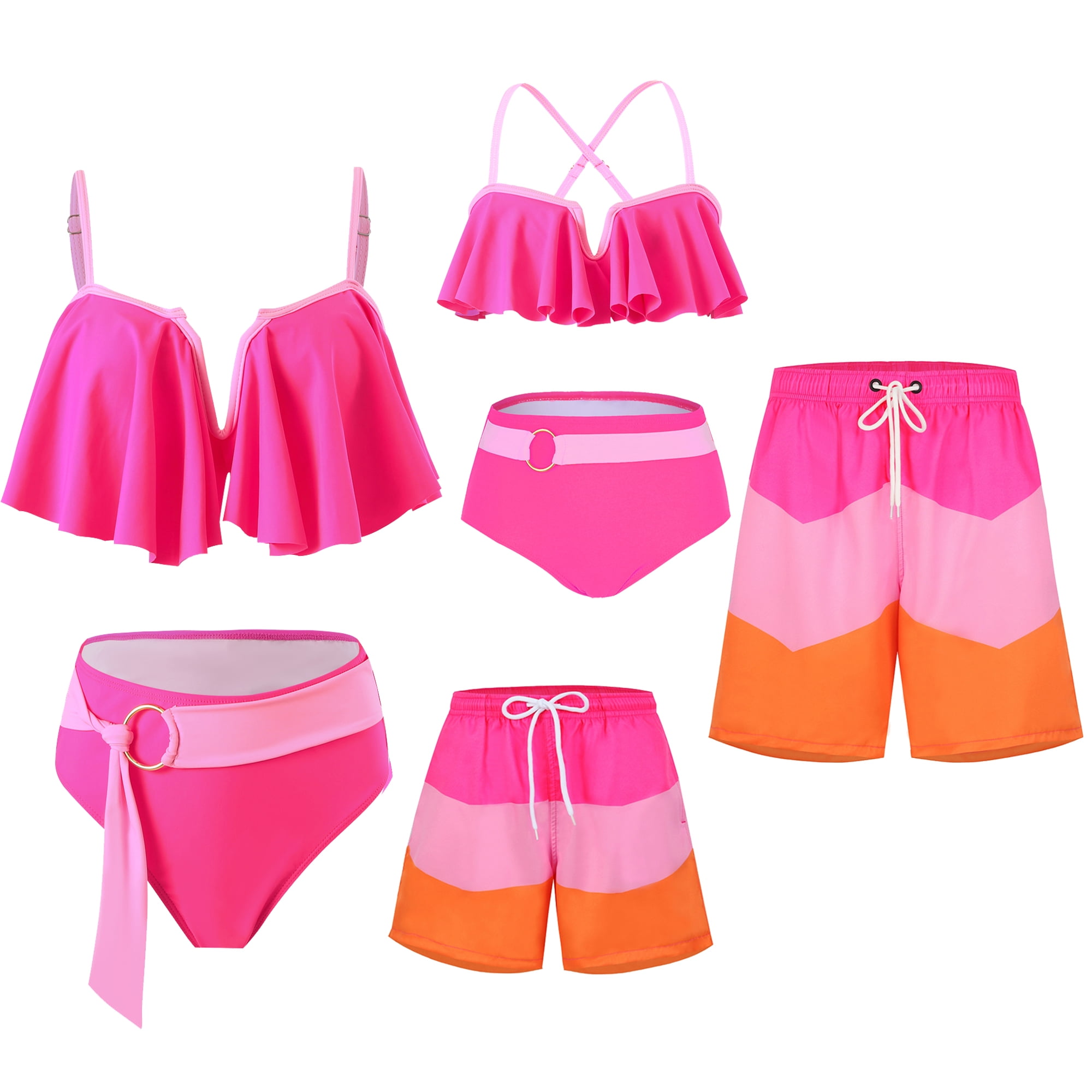 Coduop Swim Trunks/Bikinis Swimsuit for Families,Mens,Womens,Boys,Girls ...