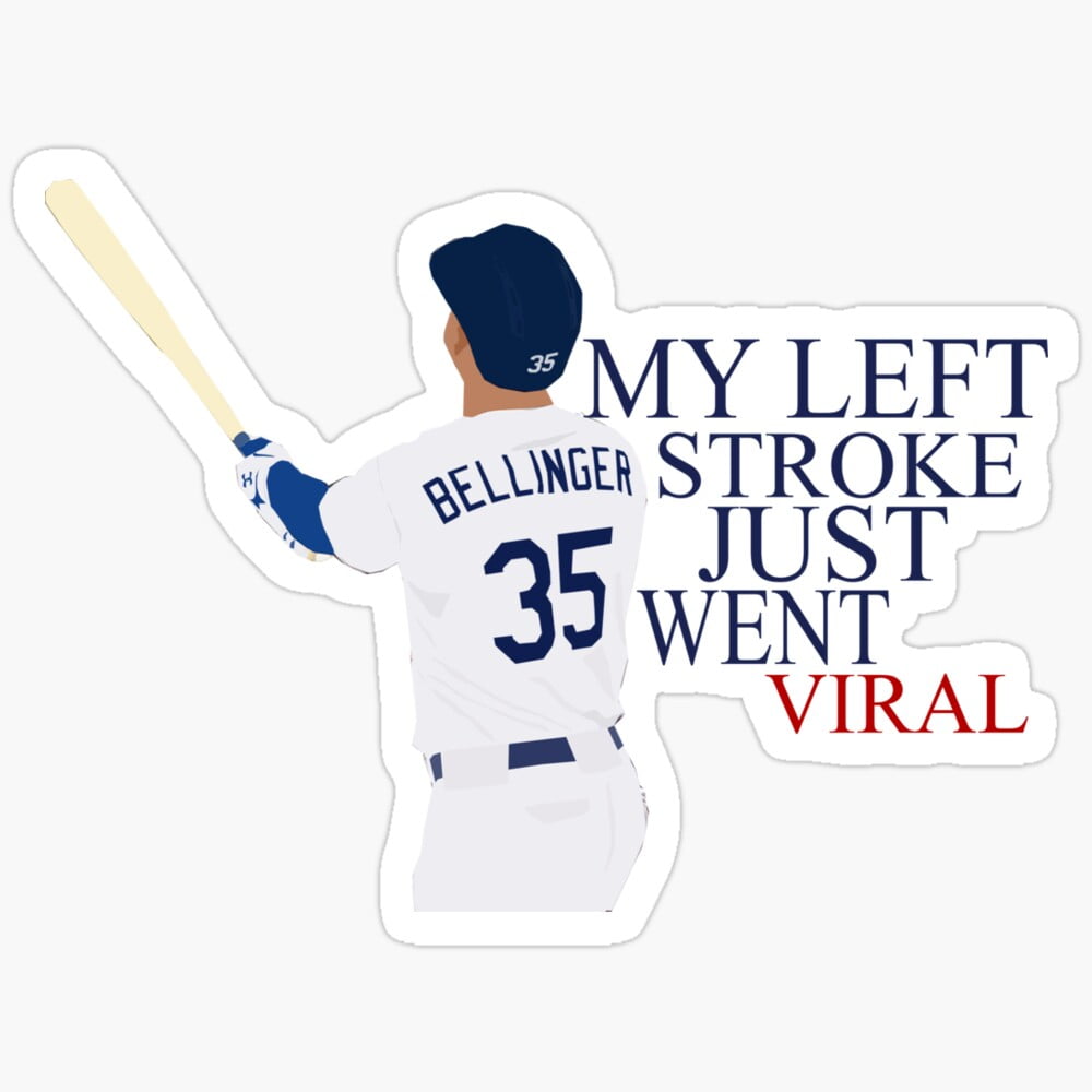 Cody Bellinger Sticker Sticker Baseball Sticker, Football Sticker ...