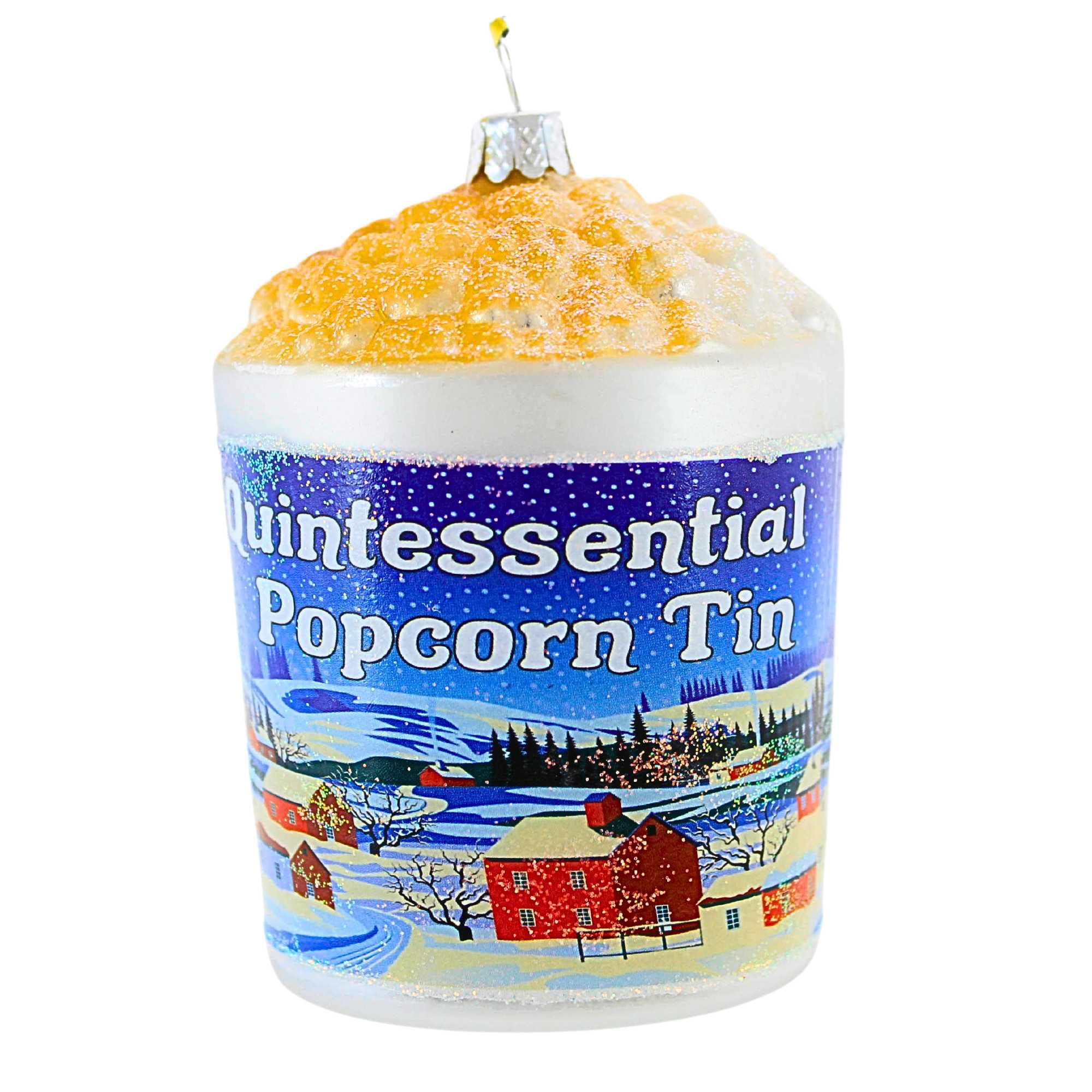 Cody Foster 3.00In Quintessential Christmas Popcorn Tin, Glass ...