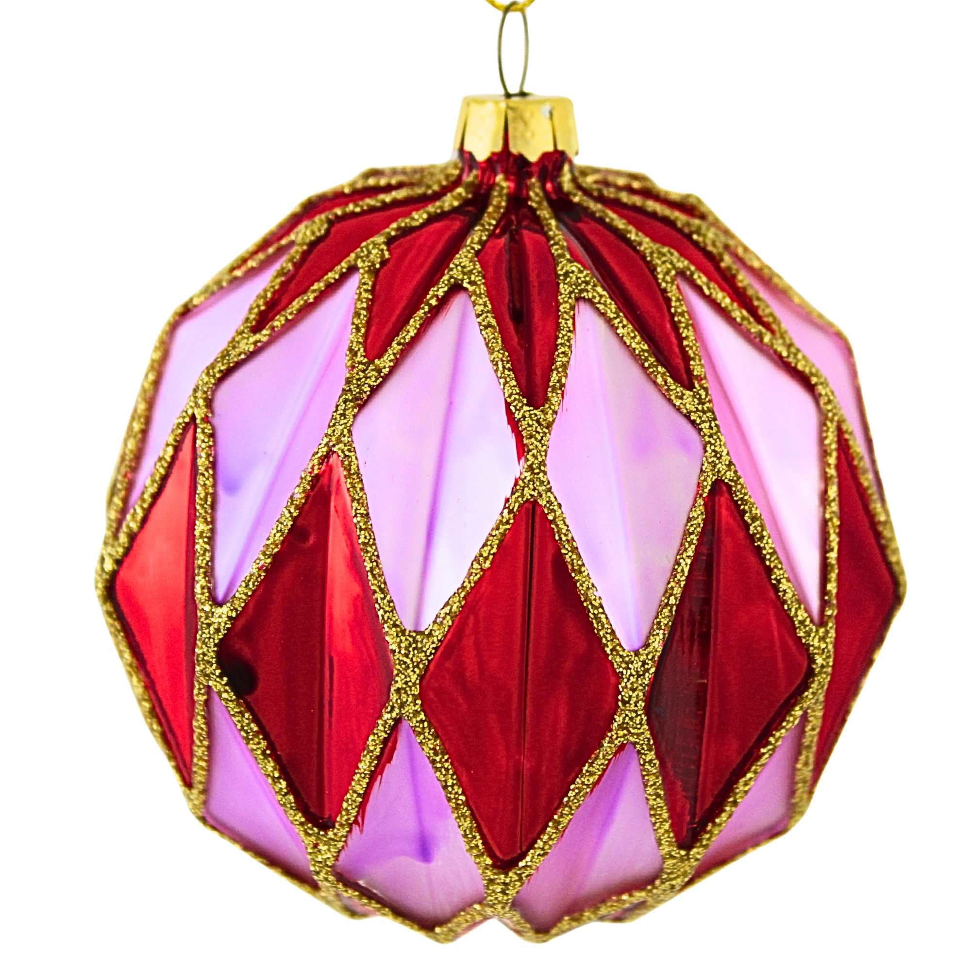 Cody Foster 3.50In Midcentury Diamond Baubles Large, Glass, Honeycomb ...
