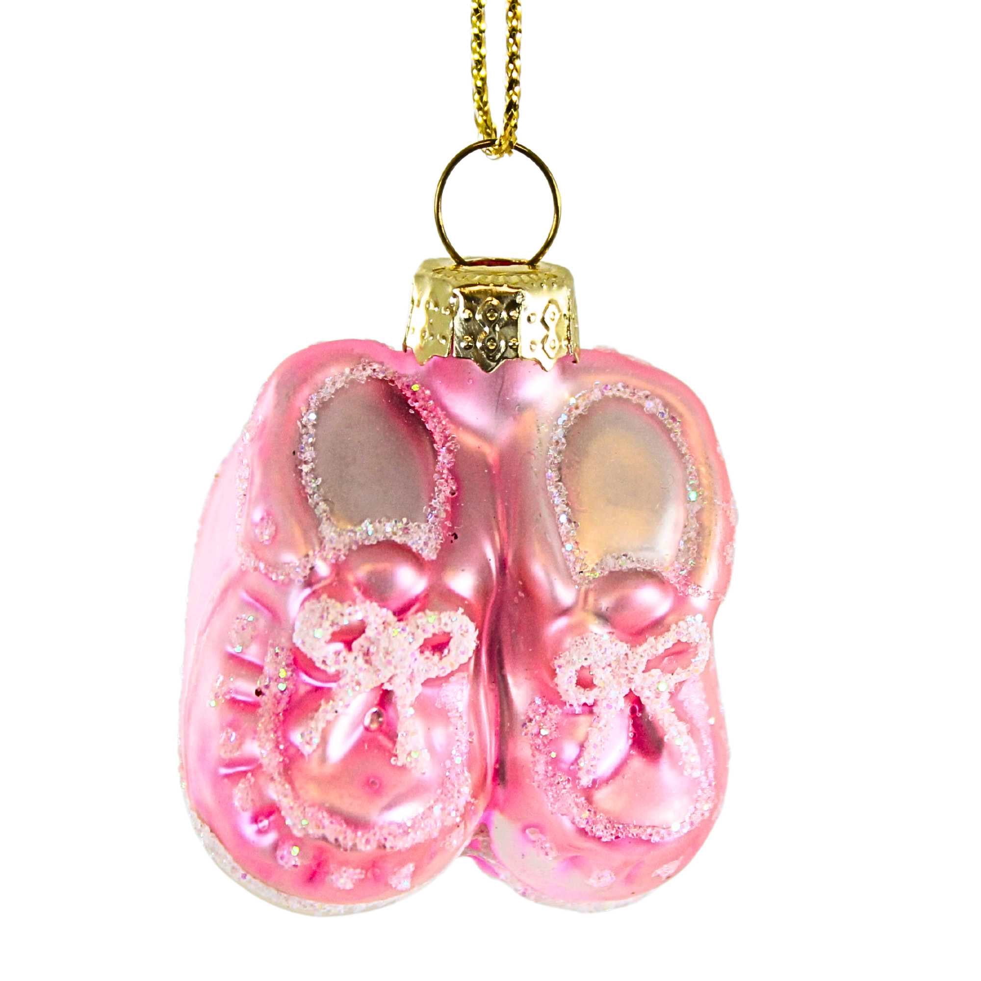 Cody Foster Mini Micro Baby Booties - One Ornament 1.5 Inch, Glass ...