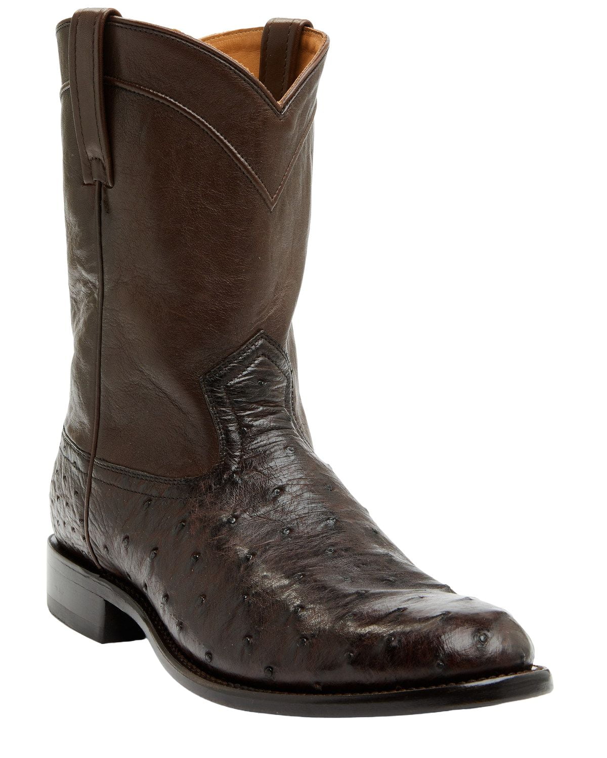 Cody James Black 1978 Men's Carmen Exotic Full-Quill Ostrich Roper Boot ...