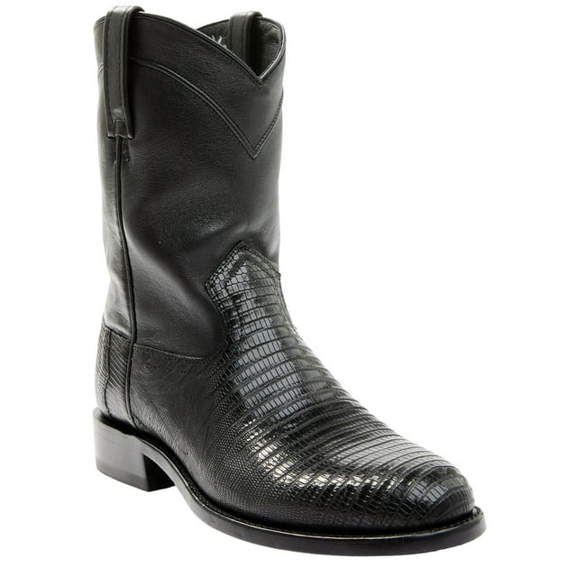 Cody James Black 1978 Men's Carmen Exotic Teju Lizard Roper Boot Medium Toe Black 13 D - Walmart.com