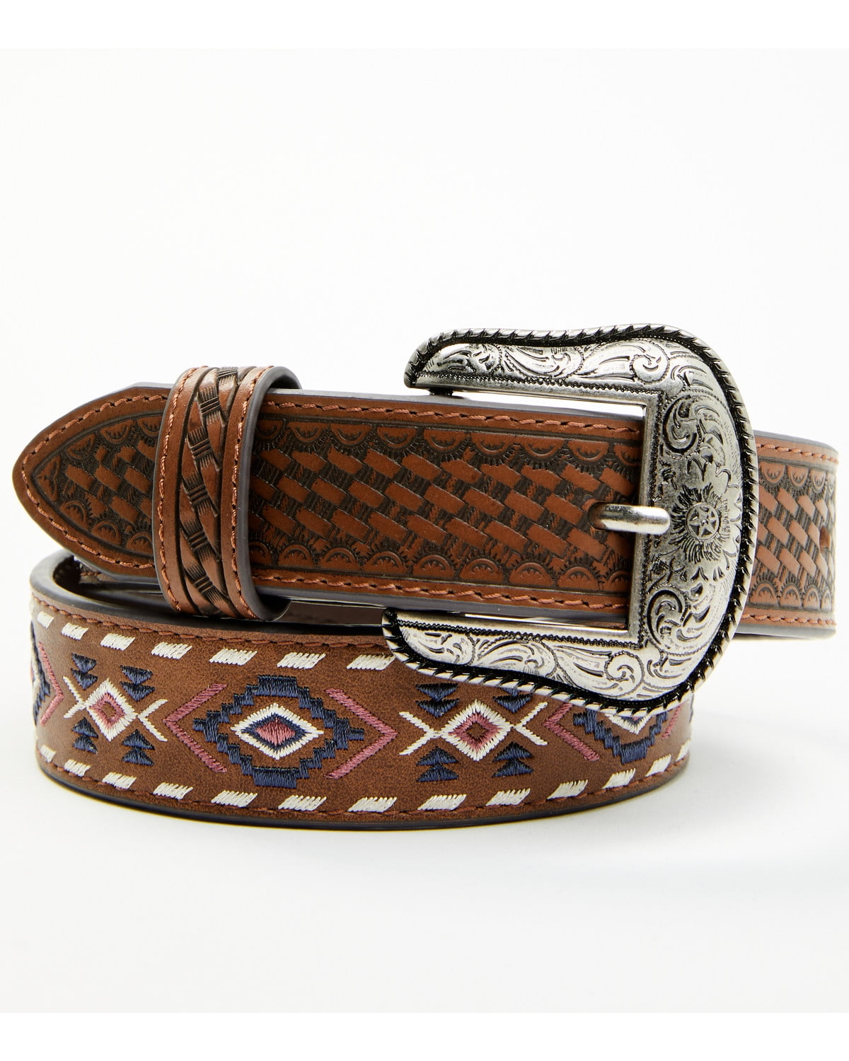 Cody James Boys' Boy's Bryce Southwestern Belt - CJBASU24BT2-BN 20 ...