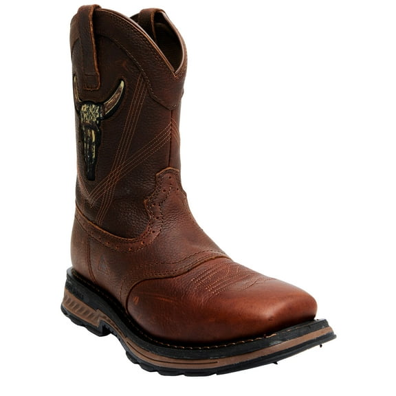 Cody James Men's Men'S 11" Decimator Western Work Boot Soft Toe Brown ...