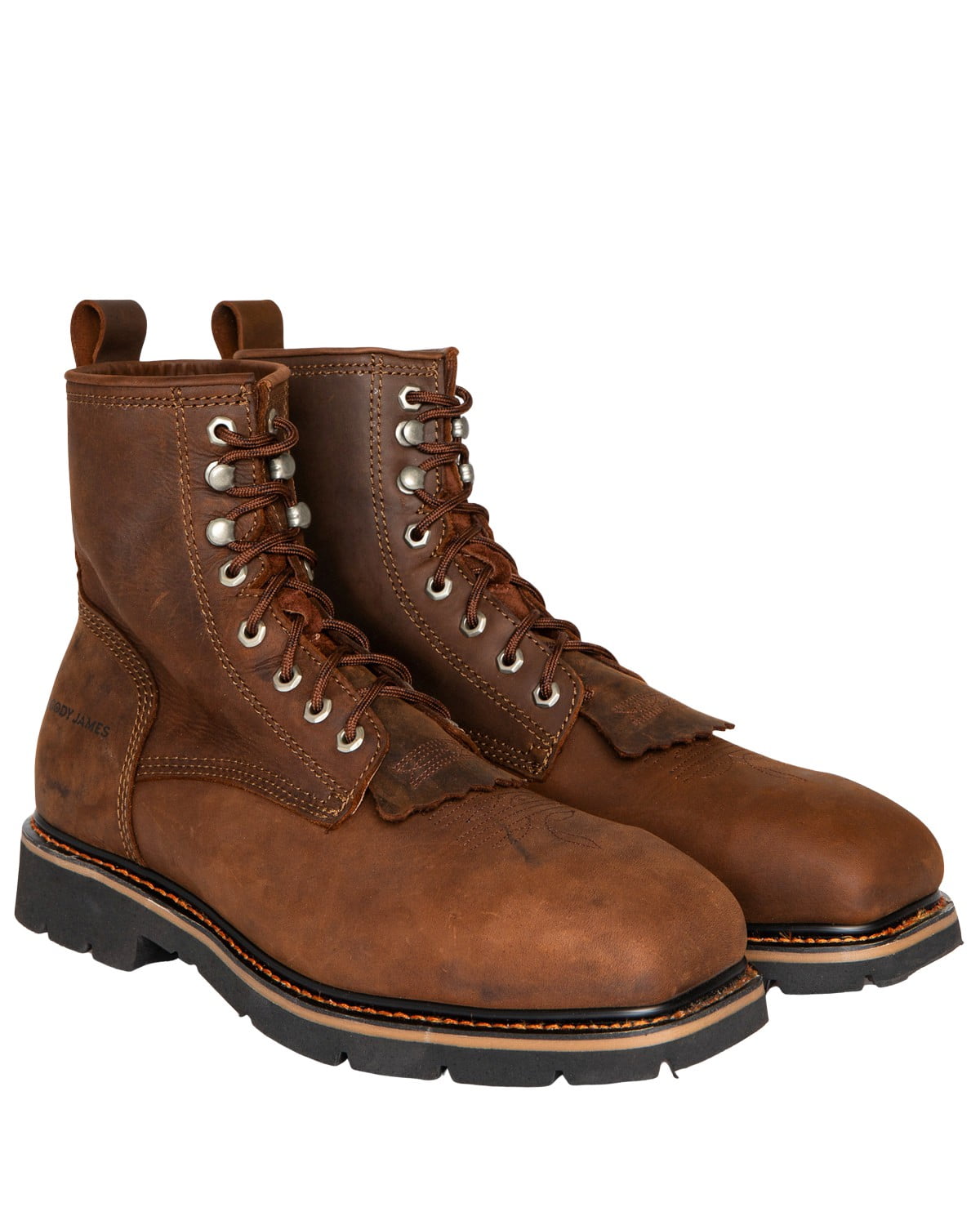 Cody James Men's 8" Mustang Lace-Up Kiltie Work Boot Composite Toe ...
