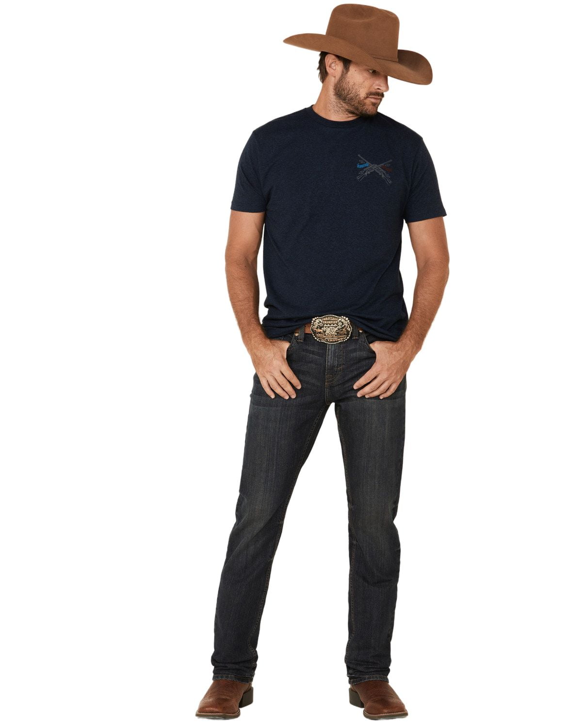 Cody James Men's Barn Sour Wash Jackson Slim Straight Stretch Denim ...