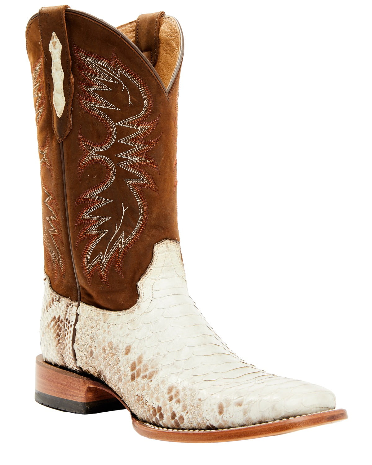 Cody James Men's Bone Python Exotic Western Boot Broad Square Toe ...