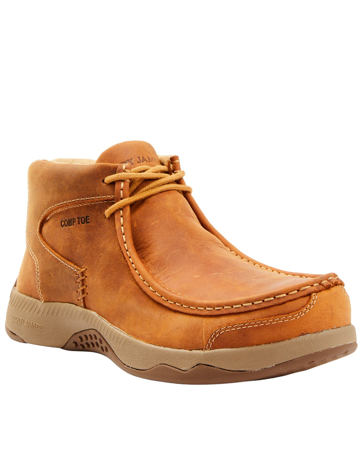 Cody James Men's Casual Wallabee Big Brother Lace-Up Work Boot Composite Toe Tan 10.5 EE US ...