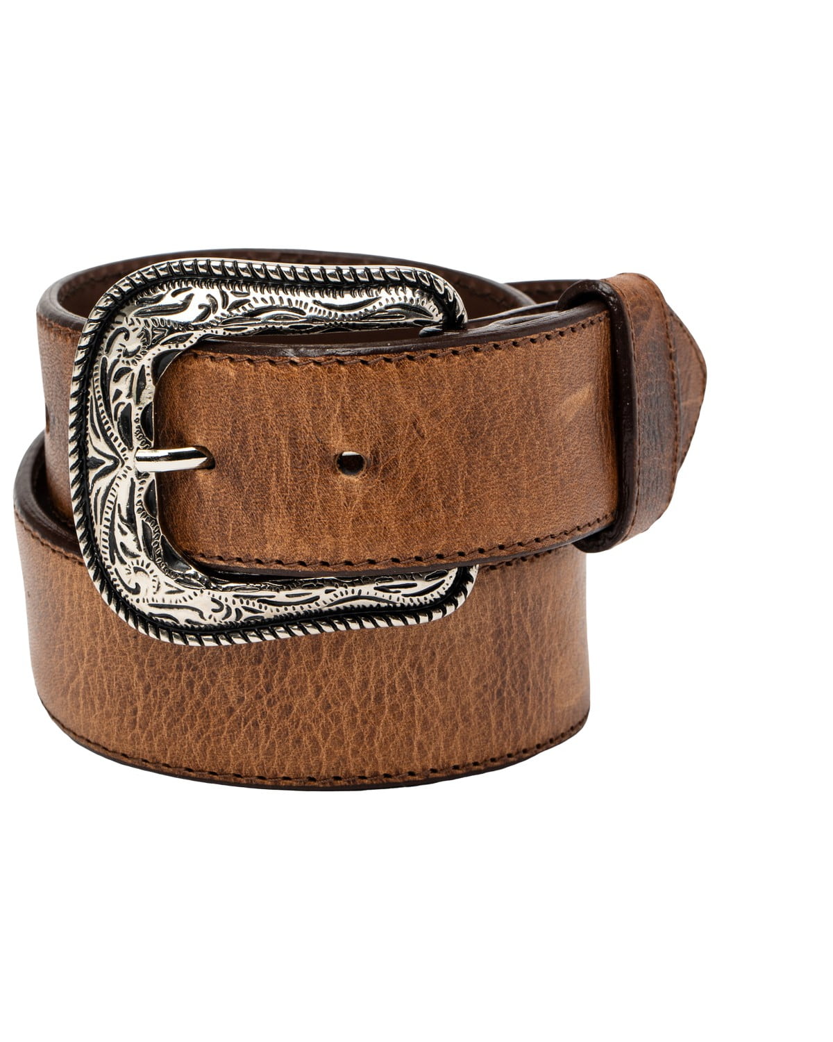 Cody James Men's Crazy Horse Burnished Leather Belt Brown 36 - Walmart.com