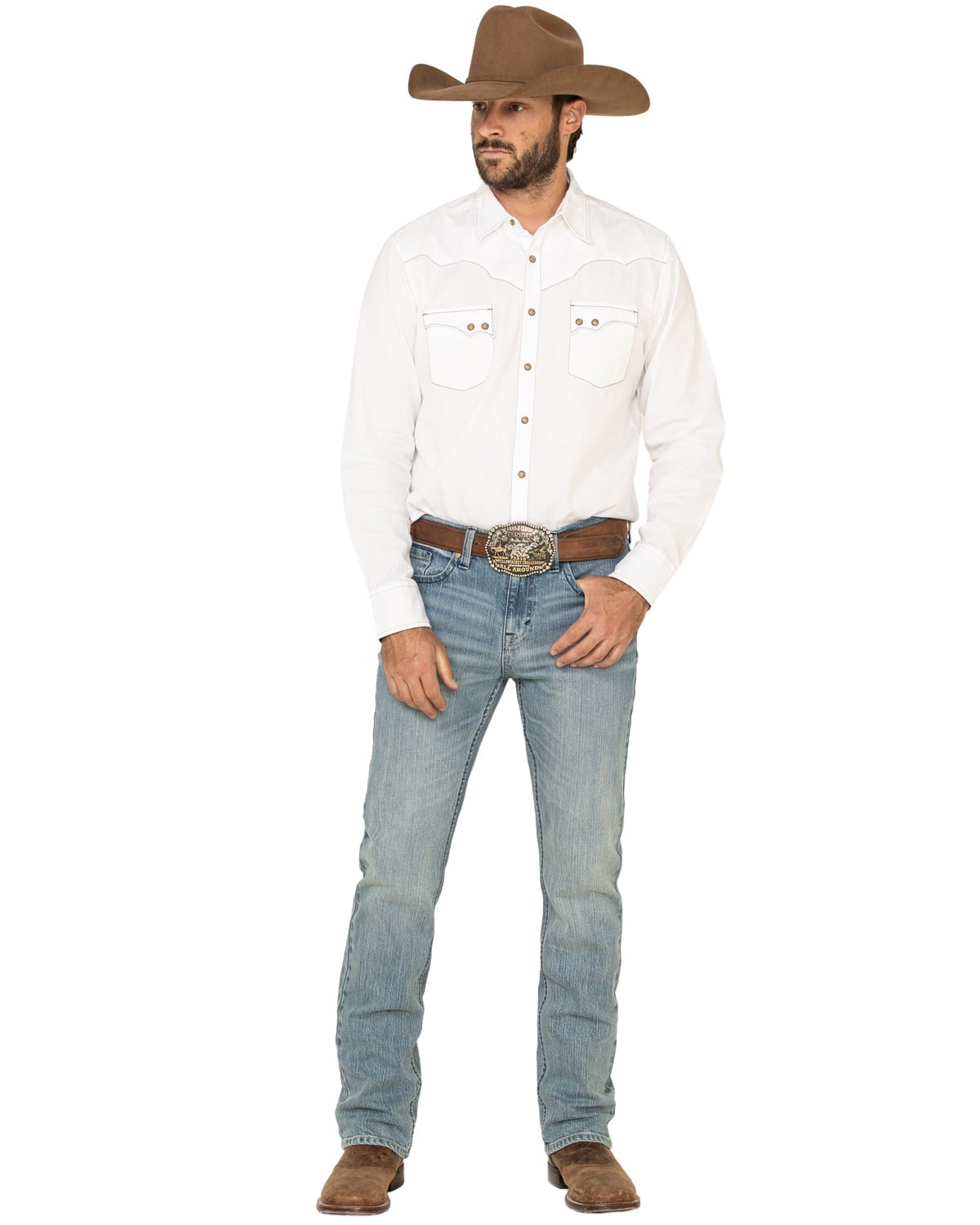 Cody James Men's Crupper Light Wash Stretch Slim Straight Jeans ...