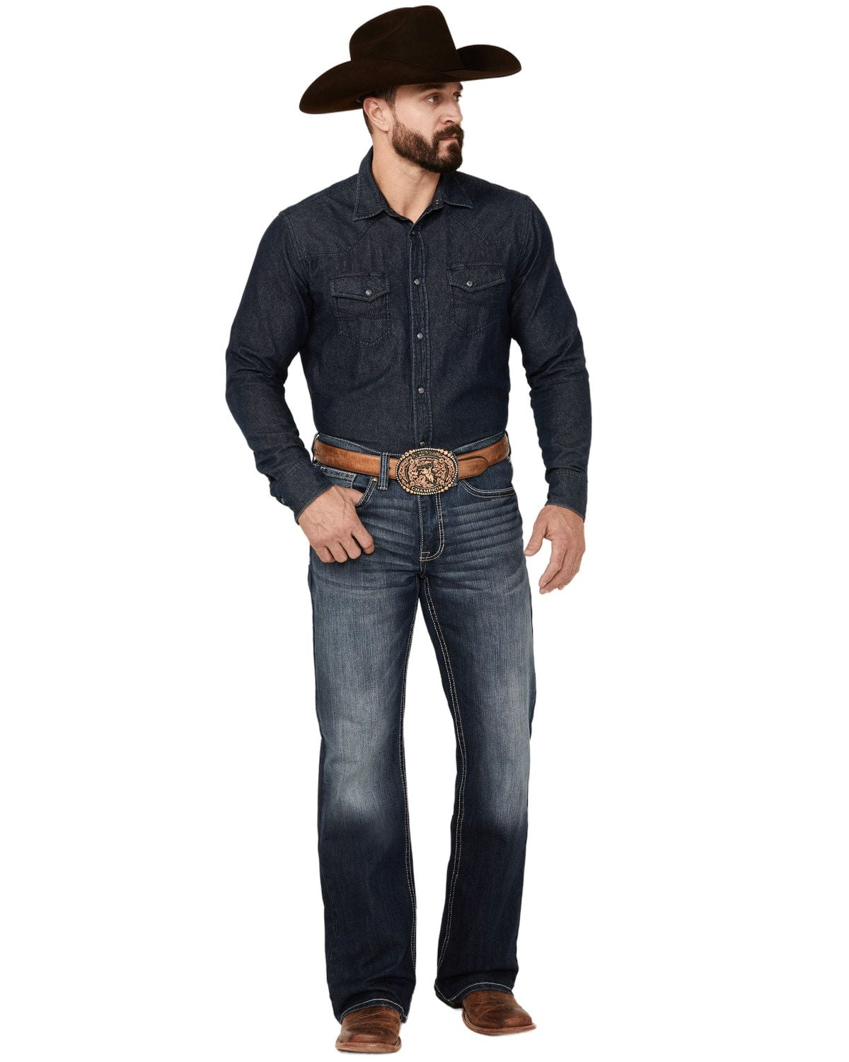 Cody James Men's Moonlight Wash Duke Relaxed Bootcut Stretch Denim ...