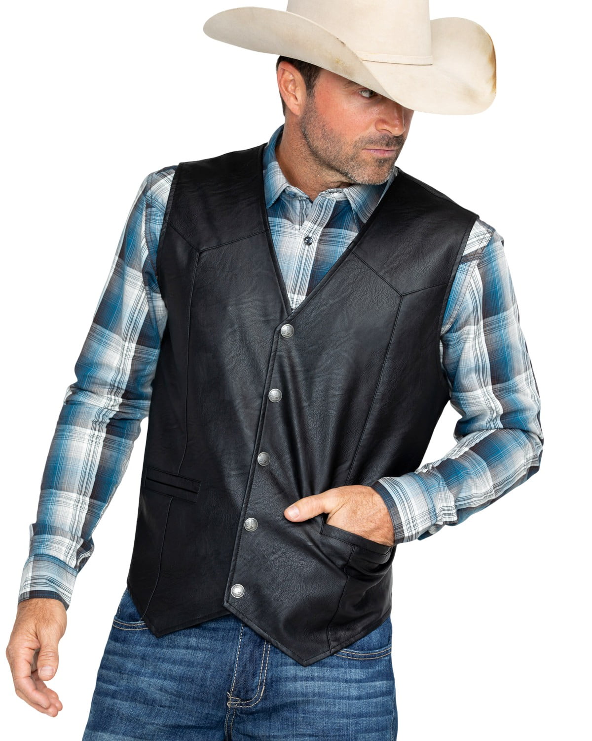 Cody James Men's Deadwood Vest Black XX- US - Walmart.com