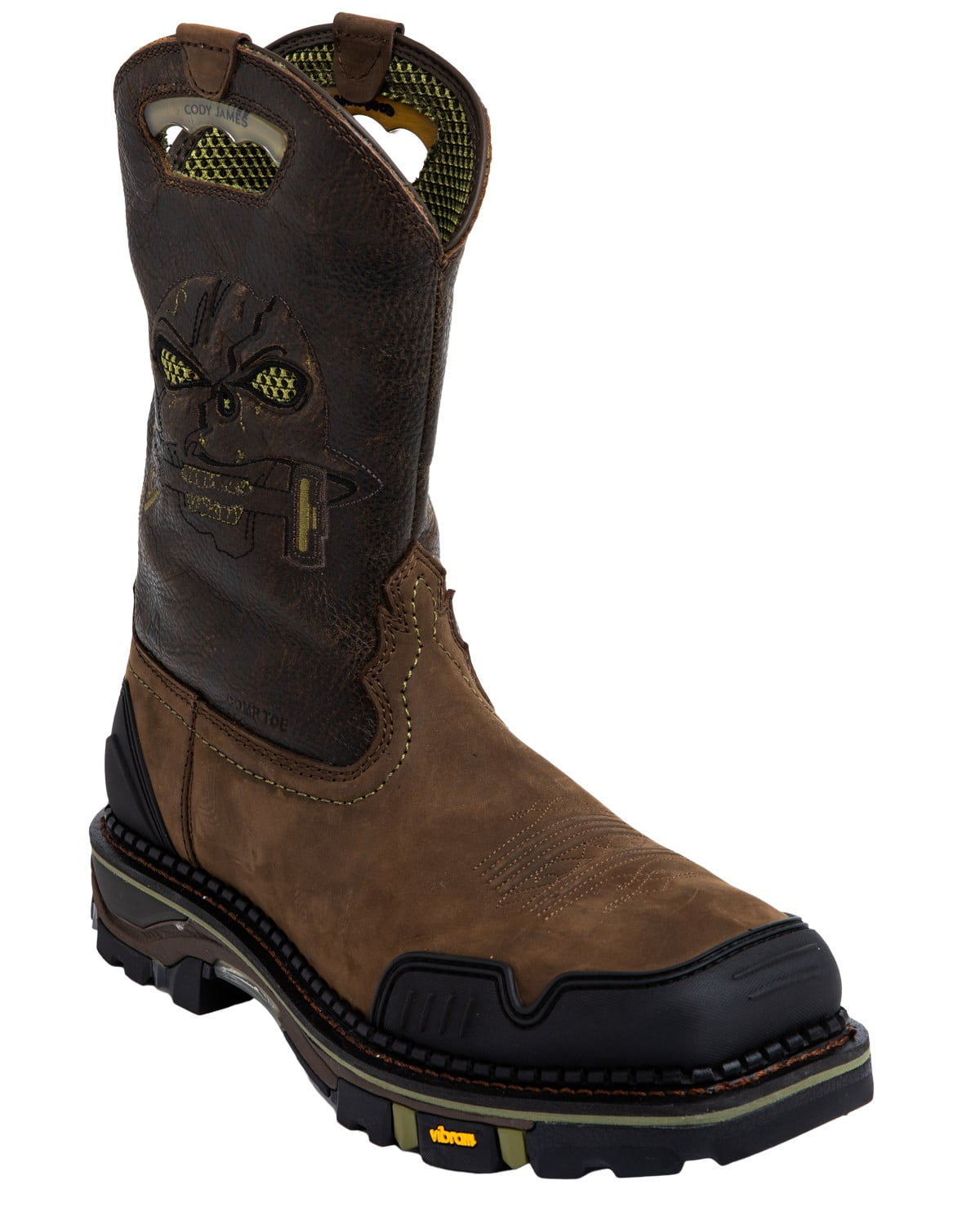 Cody James Men's Men'S Decimator Western Work Boot Nano Composite Toe ...