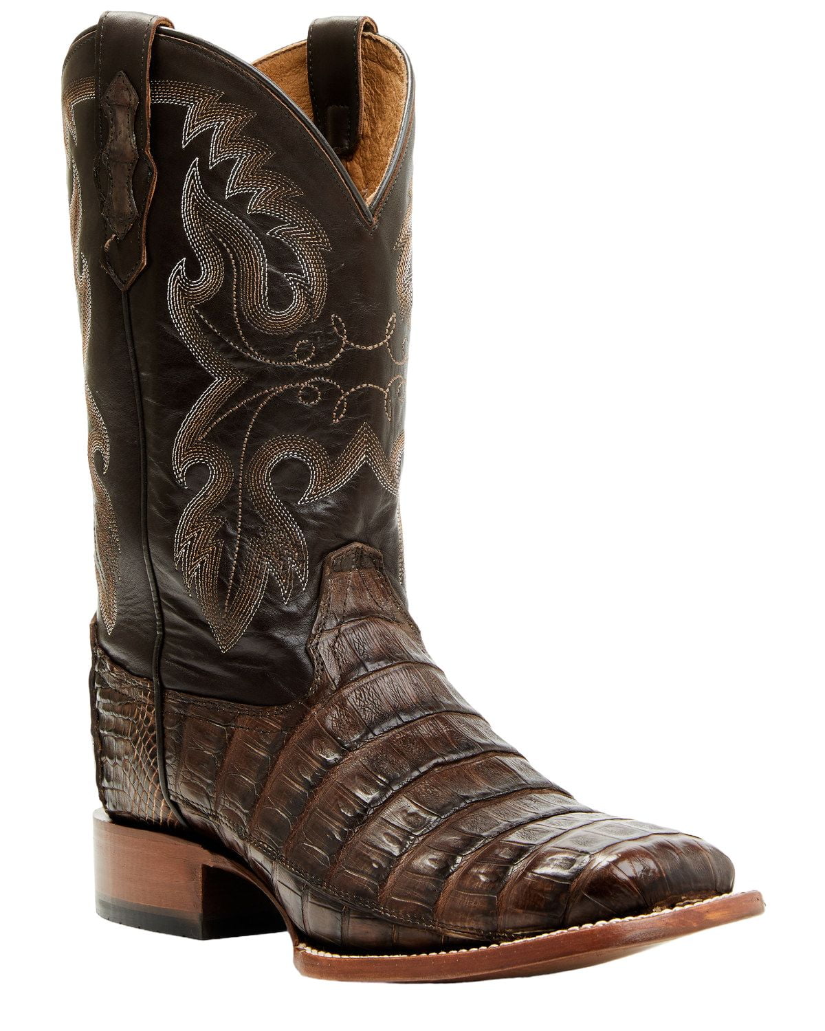 Cody James Men's Exotic Caiman Tail Skin Western Boot Broad Square Toe ...